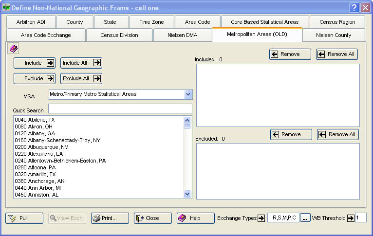 Primary Census Statistical Area