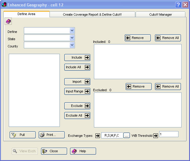 Defining a Sampling Frame by Enhanced Geography