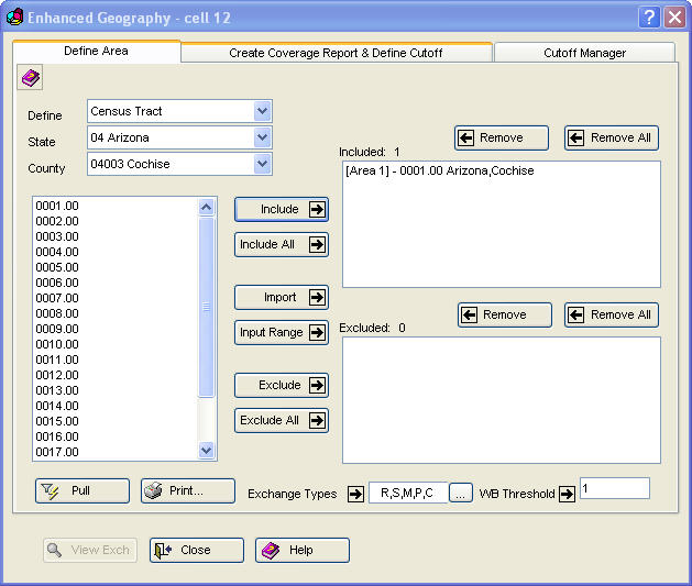 Defining a Sampling Frame by Enhanced Geography